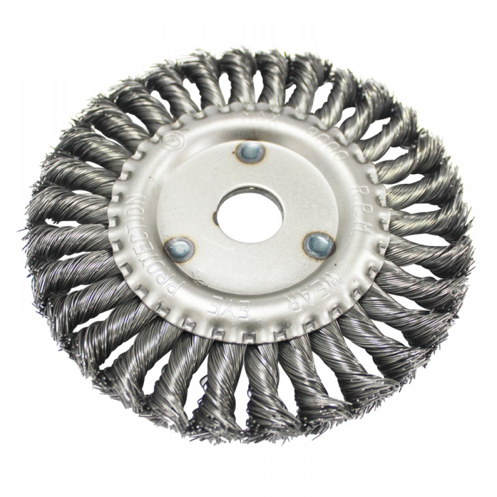Circular brushes twisted wire