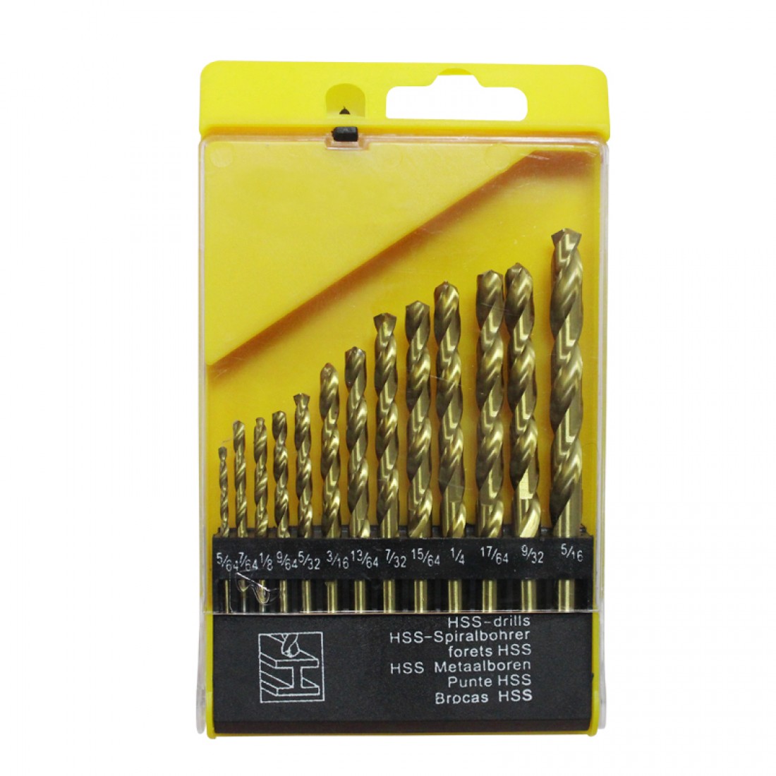 13PC Hss titanize twist drill set