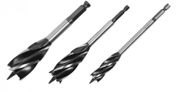 Four cutting edge of the drill