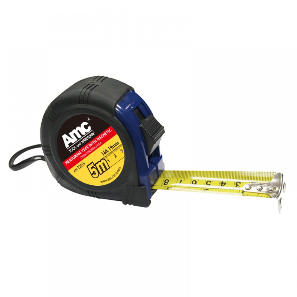 Measuring tape with rubber cover