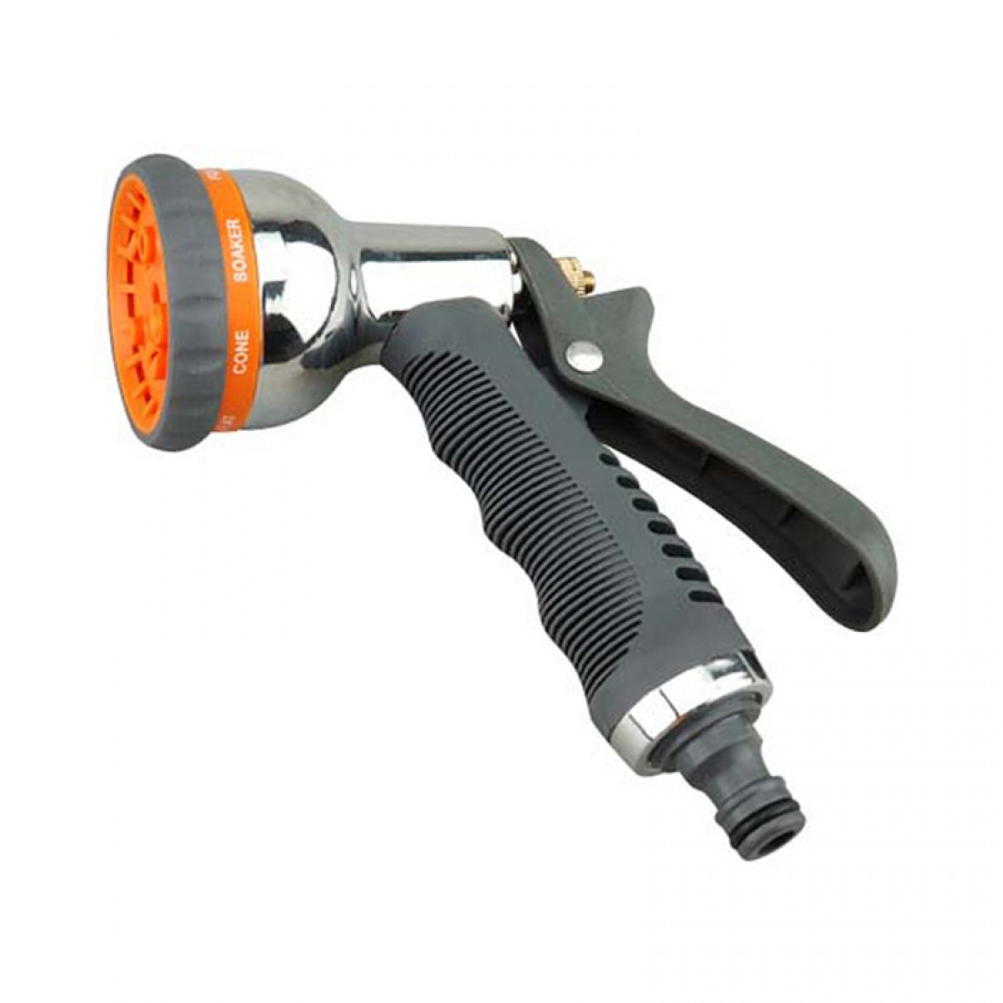 Metal spray gun chrome plated