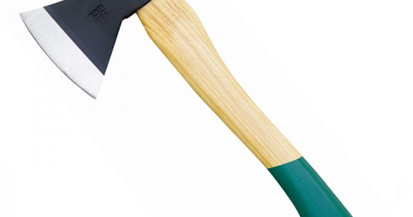 A601 felling axe with wooden handle