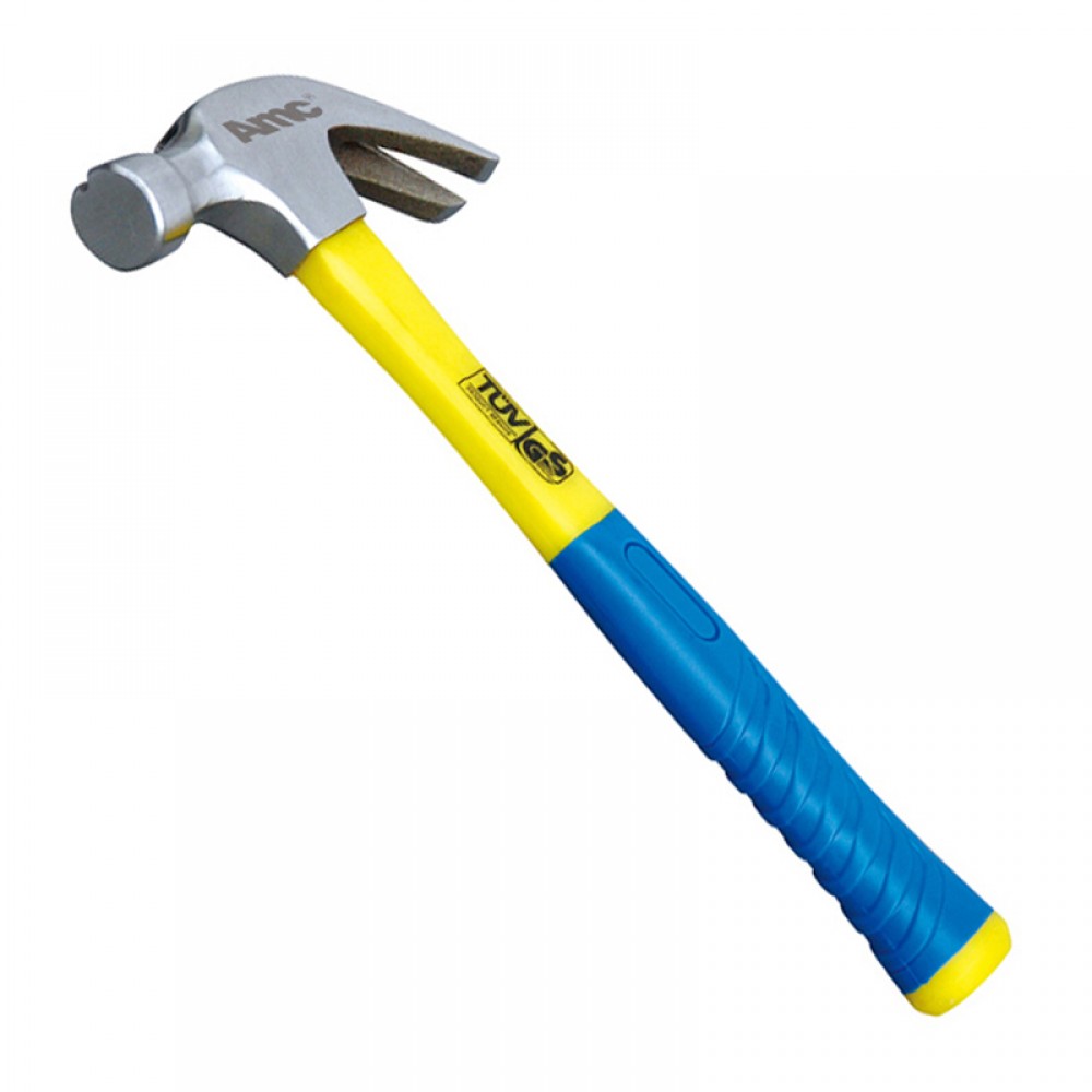 British type claw hammer double color fibre glass handle