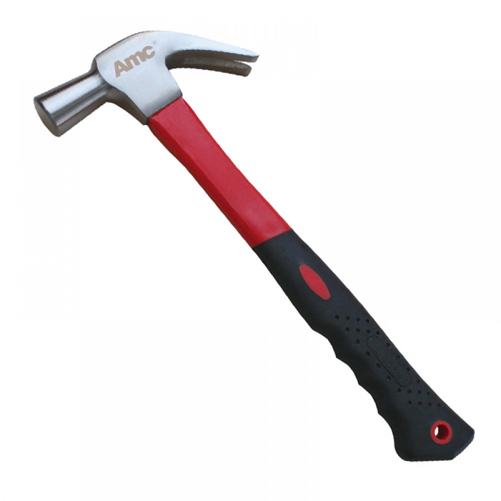 British type claw hammer double color fibre glass handle