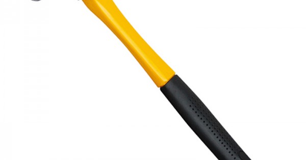 Straight claw hammer with fibre glass handle