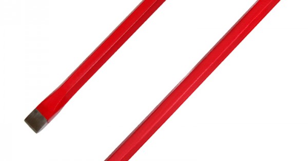 Flat edge hexagonal cold chisel