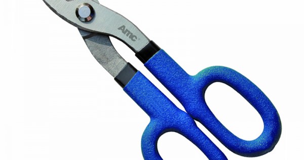 Tinman's snip,dipped handle