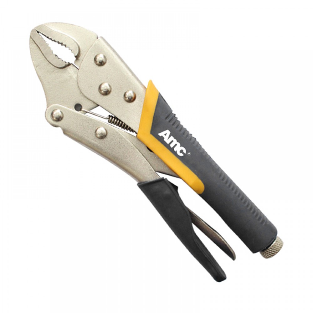 Lock grip plier Long-jaws(TPR handle)