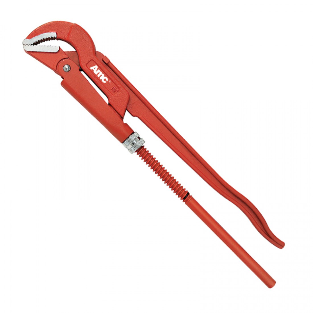 Bent nose pipe wrench