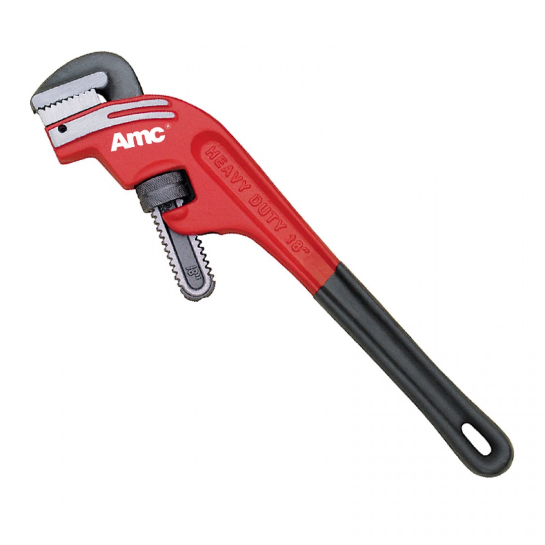 Slanting pipe wrench