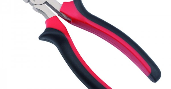 Diagonal plier double colour handle