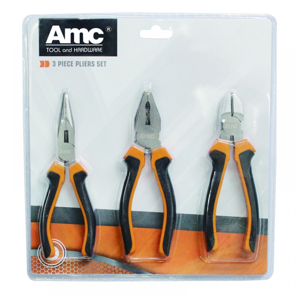 3 Piece pliers set