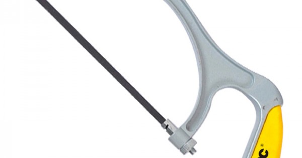 Mini hacksaw frame with plastic handle