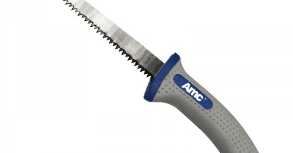 Drywall hand saw with double color plastic handle