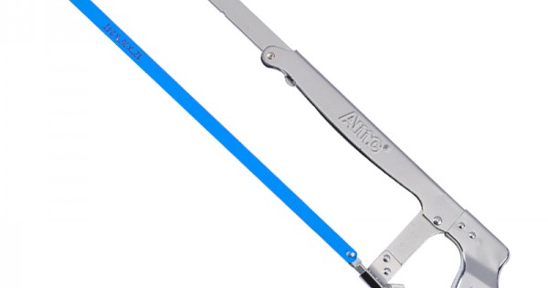 Adjustable hacksaw frame chrome finished