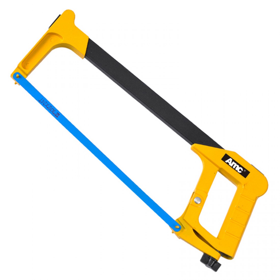 Square tubular hacksaw frame with aluminium handle