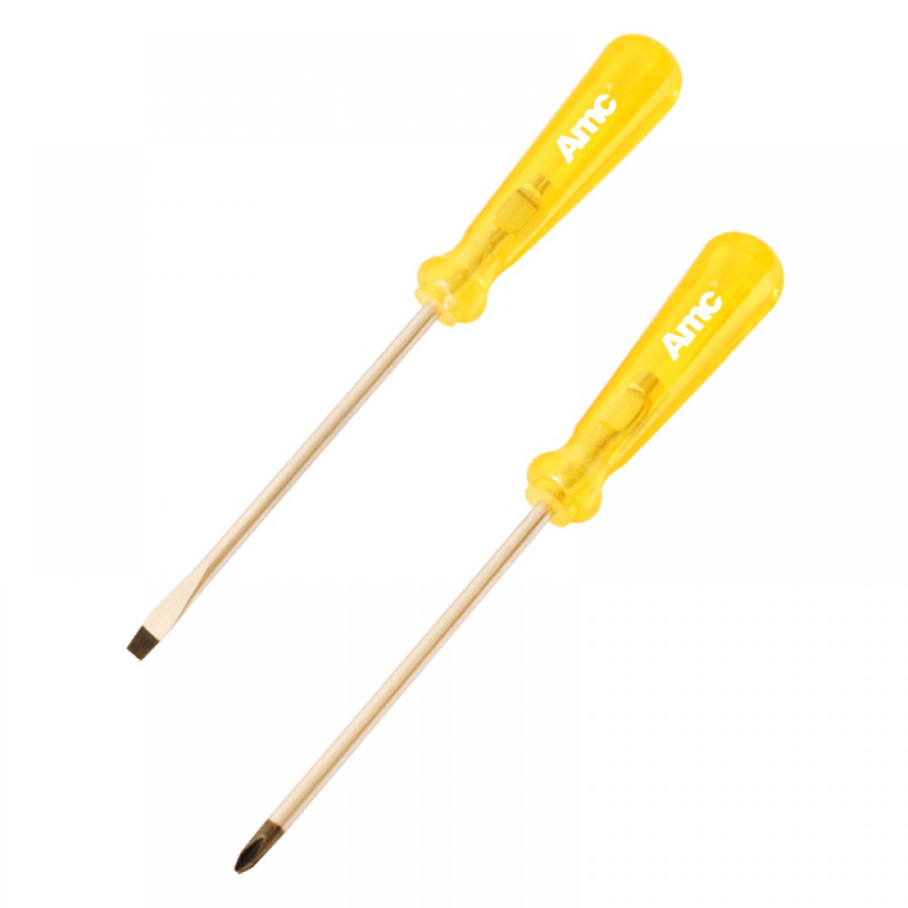 Screwdriver with transparent handle