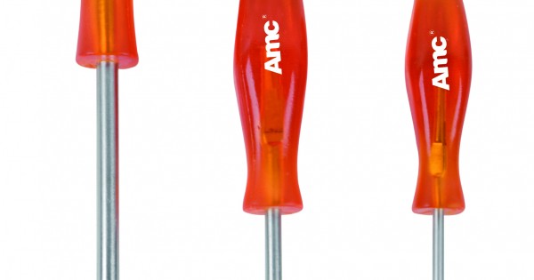 Screwdriver with plastic handle