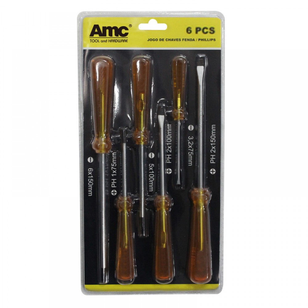 6PC screwdriver set