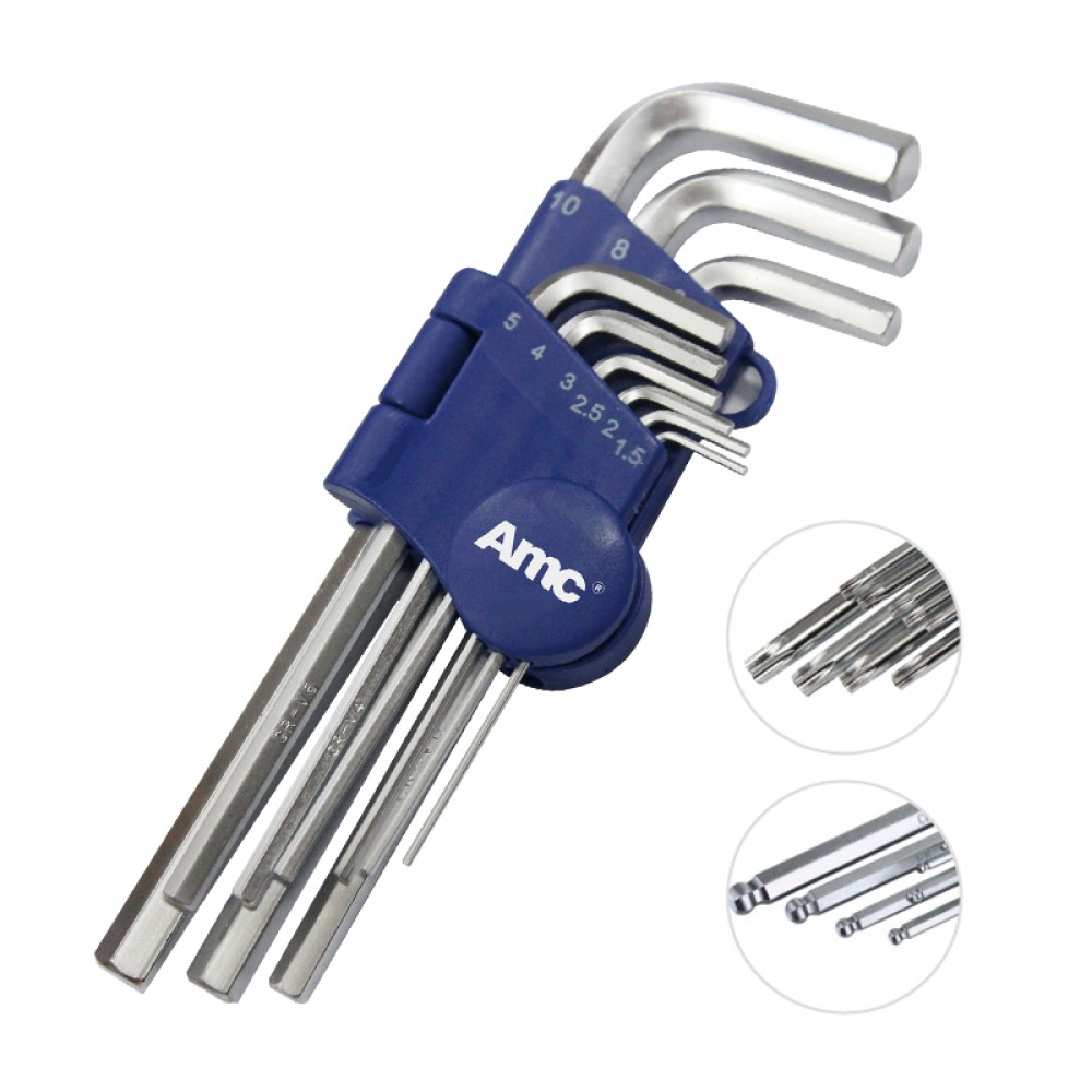 9pcs hex key wrench set