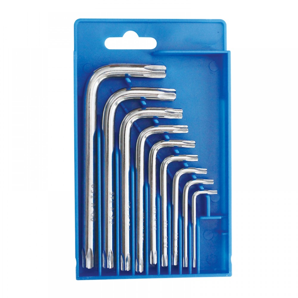 9pcs torx key set star with hole