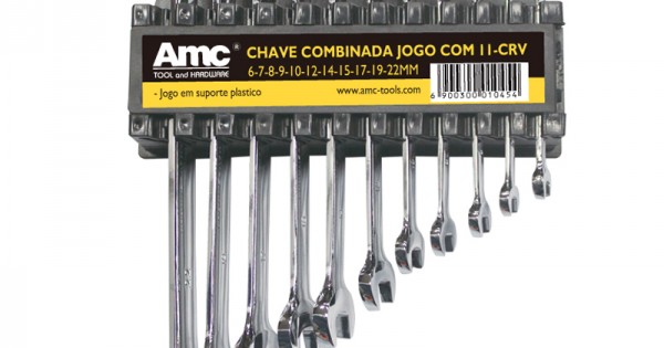 11pcs combination wrench in clamp packing