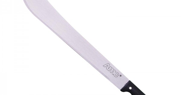 Machete with plastic handle